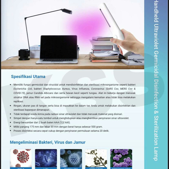 Lampu Sterilisasi Portable Pocket Lab Tested – trademall.id