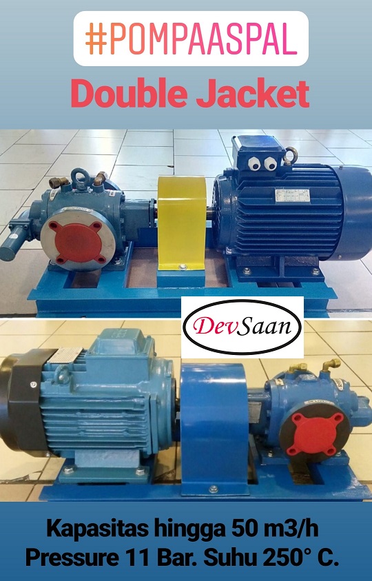 Gear Pump Rotari Jacket RDRBJ 250L Pompa Aspal 2.5″ GP – trademall.id