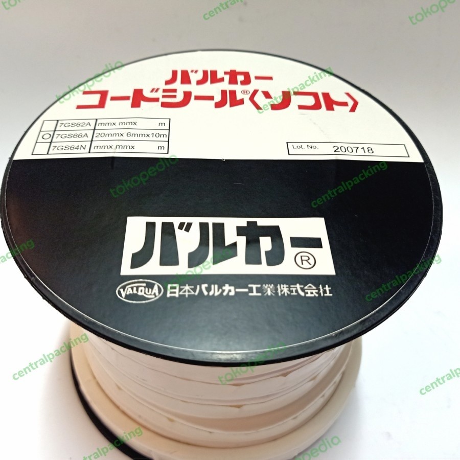 VALQUA EXPANDED PTFE JOINT SEANT TAPE SUPERSIL 6mmx20mmx10mtr ...