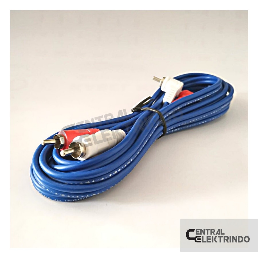 Kabel RCA Audio 2-2 Kitani Kabel RCA 2 ke 2 Kitani 2 Jalur 1,8meter ...