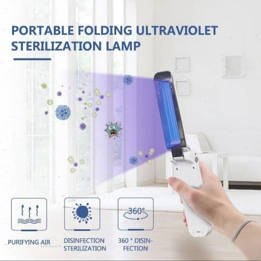 PORTABLE UVC STERILIZER/ POCKET UVC FOLDABLE – trademall.id