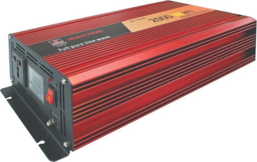 Volomax Pure sine wave inverter dengan charger 2000watt 24v sinusmurni ...