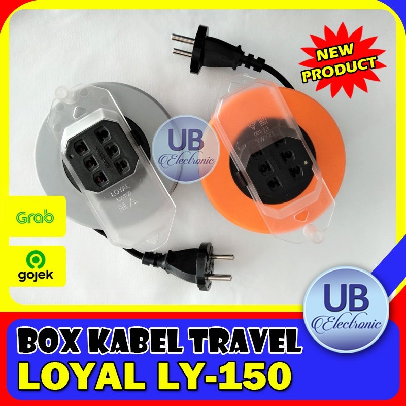 ROLL KABEL BOX MINI TRAVEL LY 150 3M 3 M METER 3 LUBANG – trademall.id