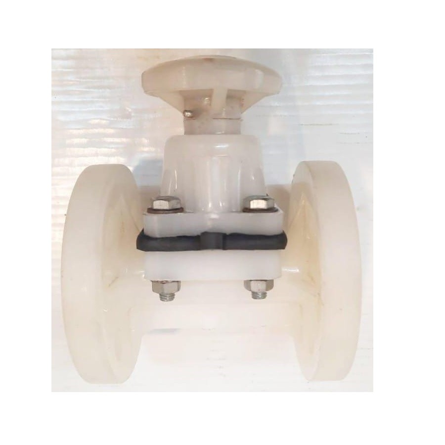 Diaphragm Valve PP 1″ x 1″ Flange ANSI B.16.5 Class #150 – 25 mm ...