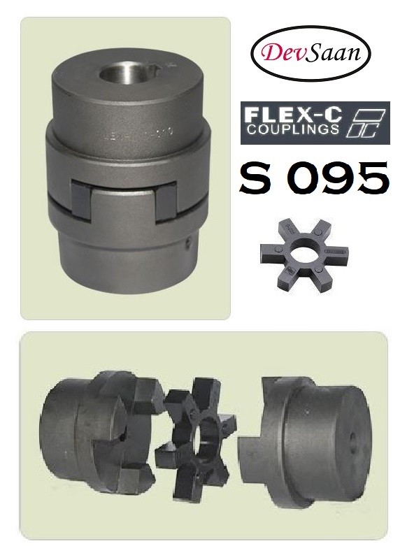 Jaw Coupling S 095 Flex-C Max Bore 28 mm – 63 mm – trademall.id