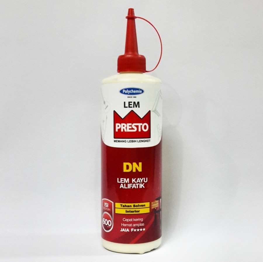 LEM GITAR / LEM KAYU / LEM HPL Presto DN Aliphatic Glue 600 gram ...