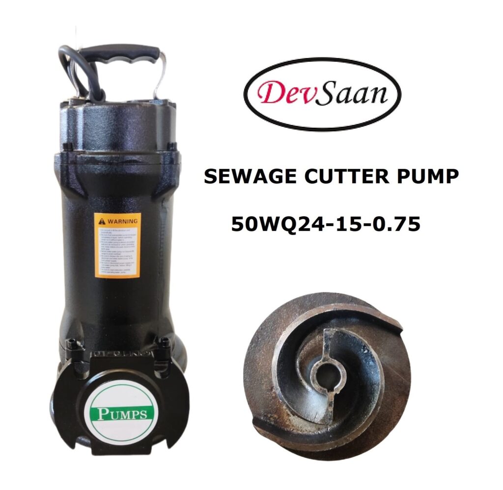 Sewage Cutter Pump 50WQ24-15-0.75 Pompa Celup Air Kotor – 2″ – 1 Hp ...