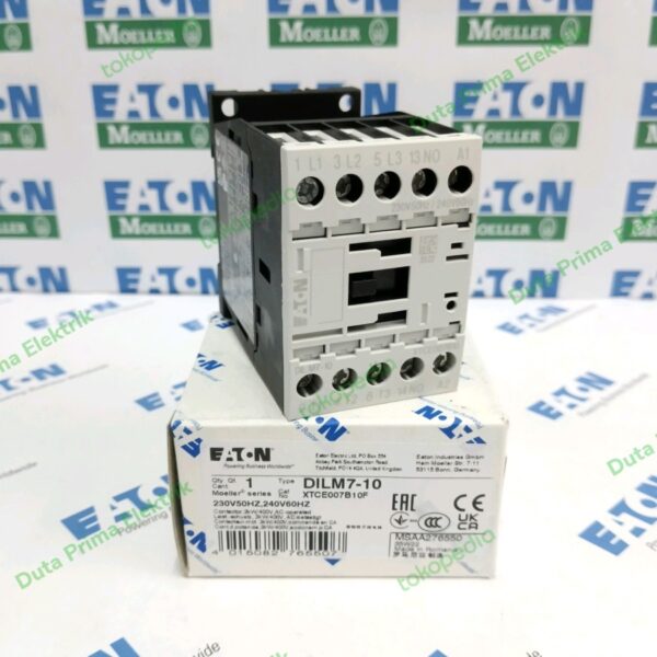 DILM7-10 230V50HZ,240V60HZ EATON Moeller – Contactor DILM – trademall.id