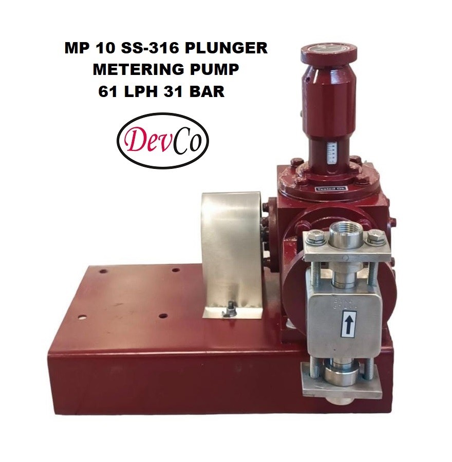 Pompa Dosing MP16131 SS-316 Plunger Metering Pump – 61 LPH 31 Bar ...